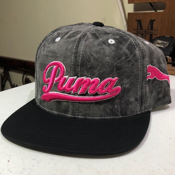 Puma | Accessories | Puma Gray Tiedye Flatbill Snapback Hat Cap ...